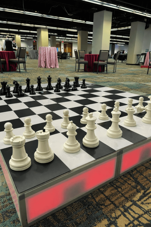 LED Giant Chess - Perfect Parties USA | Perfect Parties USA